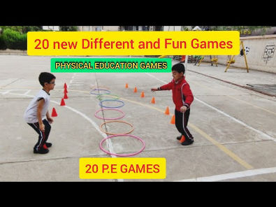 20 new different and Fun games | 20 Pe games | physical education games ...
