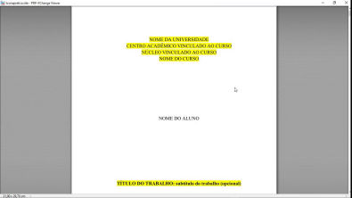 Modelo TCC Para Sua Monografia - Download TCC Na Prática - Educação Física