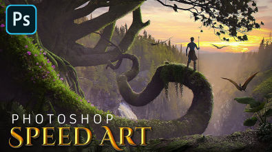 Fantasy Scene Photo Manipulation Speed Art | Photoshop Tutorial - Design