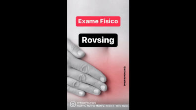 Exame Físico - Rovsing - Enfermagem