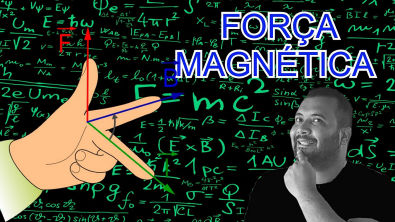 Força magnética fórmula - regra da mão direita em carga em movimento f ...