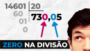 Quando colocar ZERO na divisão? | Matemática Básica - Matemática