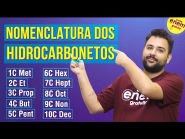 NOMENCLATURA DOS HIDROCARBONETOS - QUÍMICA ORGÂNICA NO ENEM Prof Felipe ...