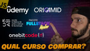 COMPARANDO CURSOS DE PROGRAMAÇÃO - QUAL O MELHOR? ORIGAMID, ONE BIT ...