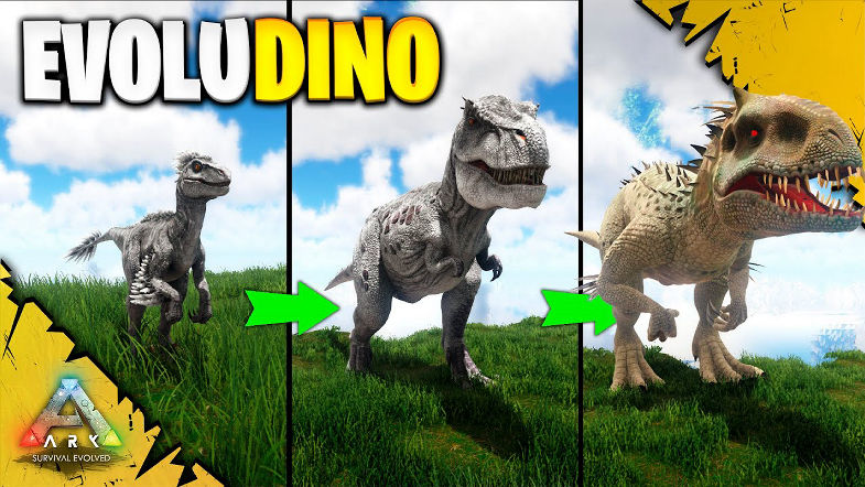 Grátis: A EVOLUÇÃO DO INDOMINUS REX | ARK SURVIVAL EVOLVED | EVOLUDINO ...