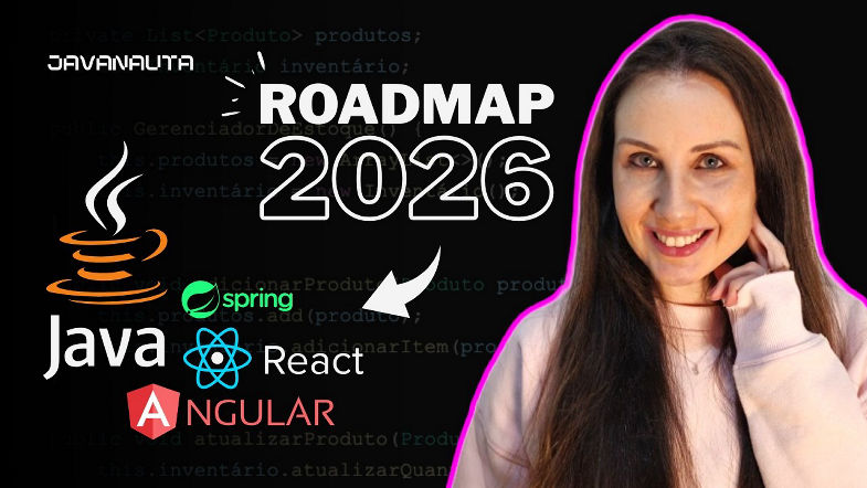 Grátis: Roadmap Desenvolvedor Fullstack Java e Angular 2026 - Resumo - Material Claro e Objetivo ...