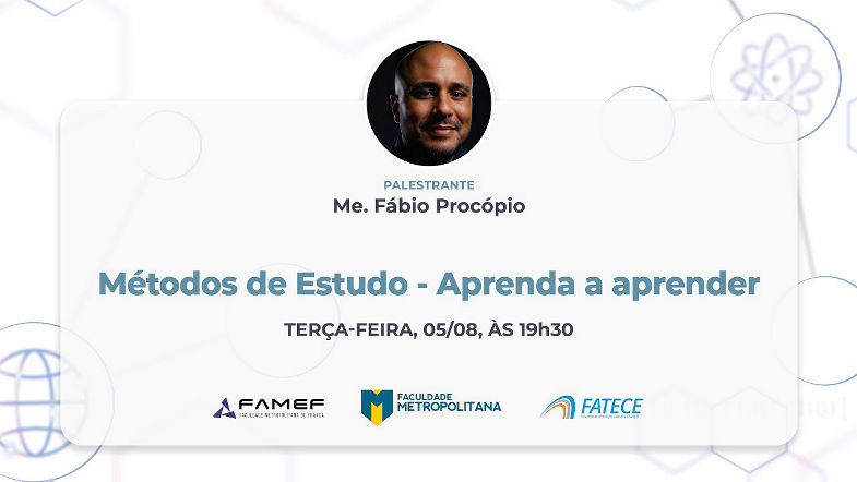 Grátis: Palestra "Métodos de Estudo - Aprenda a aprender" - Resumo - Material Claro e Objetivo ...