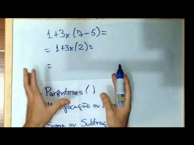 Regra básica de Matemática - O que resolver primeiro - Matemática