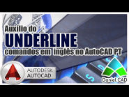 AutoCAD 2015 | Auxílio do Underline (AutoCAD Português) - Desenho Técnico I