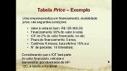 Tabela Price - Matemática Financeira II