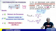 DISTRIBUIÇÃO DE POISSON DE PROBABILIDADE #01 - Probabilidade e Estatística