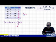 Como calcular o percentil? - Probabilidade e Estatística